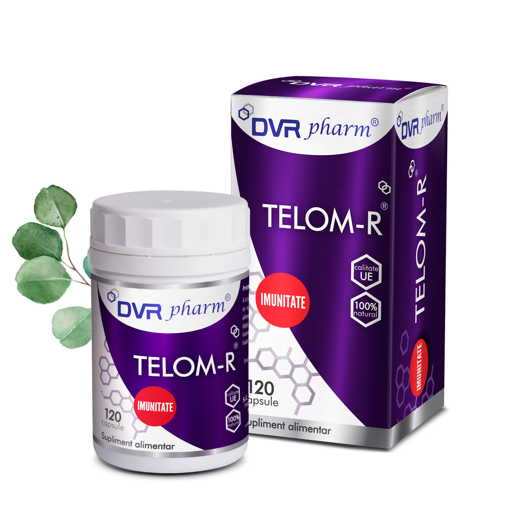 TELOM-R - 120 capsule - susține imunitatea întregii familii - DVR Pharm