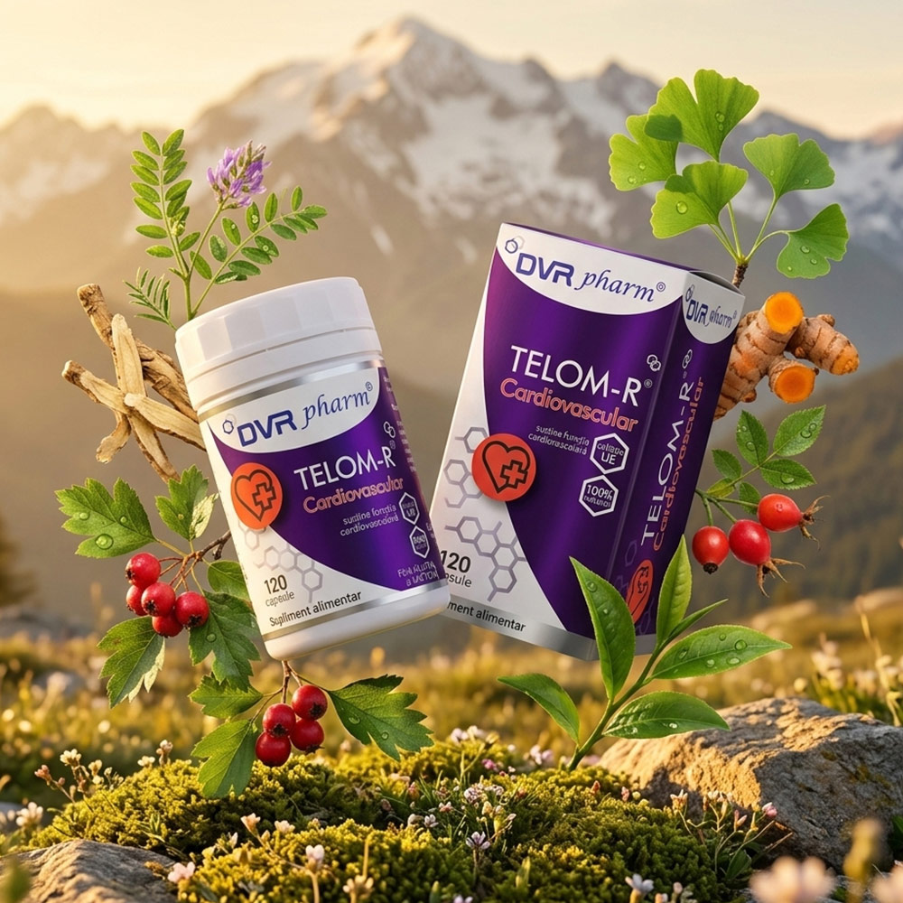 TELOM-R CARDIOVASCULAR - util în hipertensiune, ateroscleroză - DVR Pharm