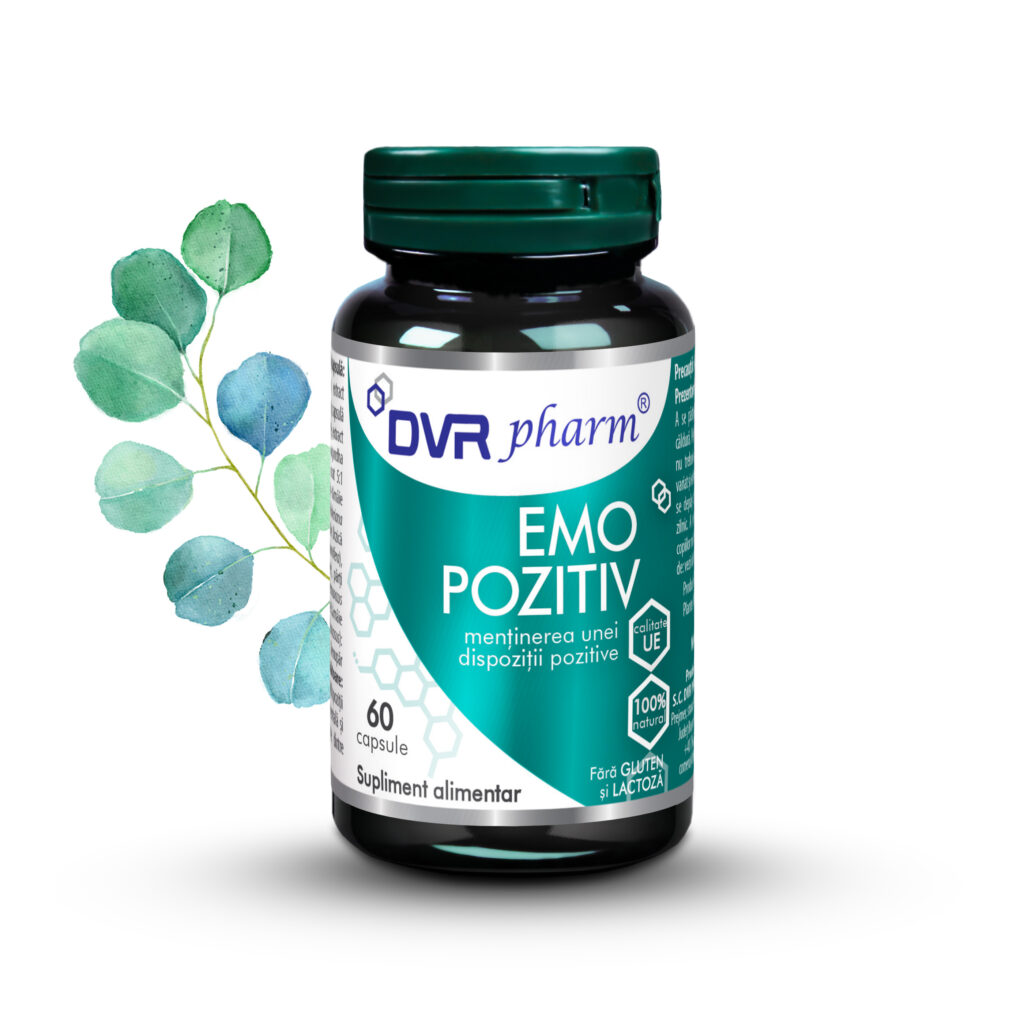 EMO POZITIV - 60 capsule - adjuvant natural în caz de depresie - DVR Pharm