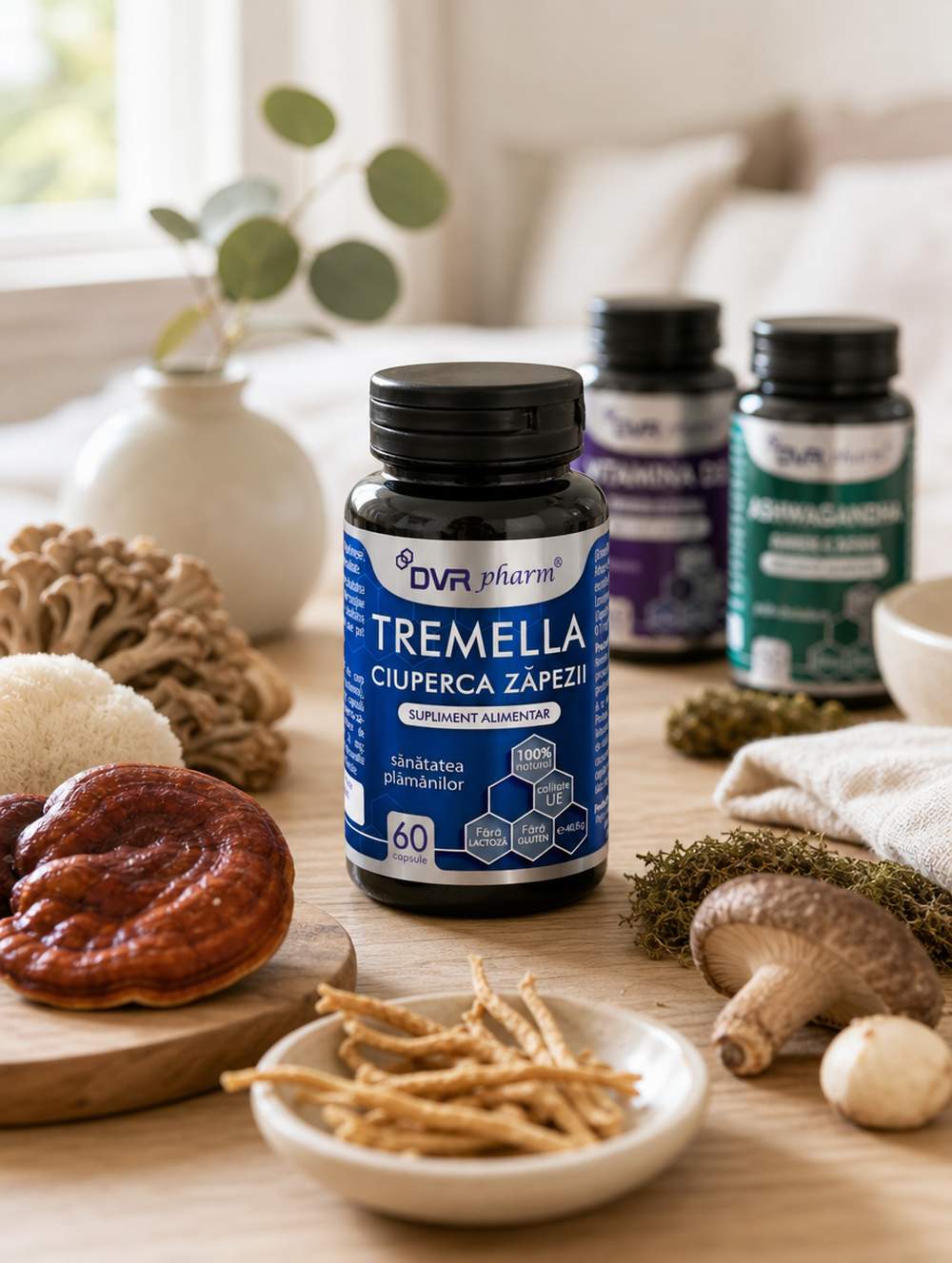 TREMELLA - Ciuperca Zăpezii - 60 de capsule - DVR Pharm