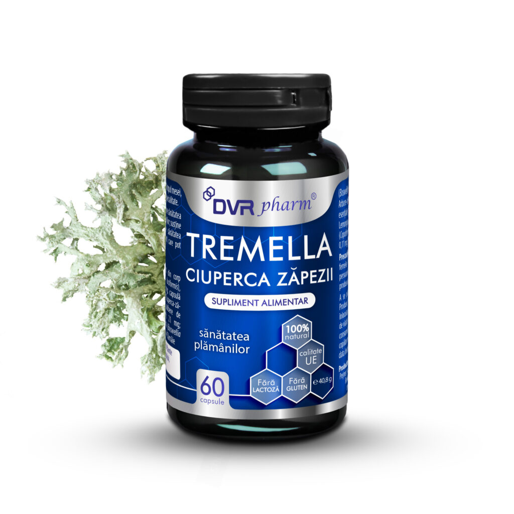 TREMELLA - Ciuperca Zăpezii - 60 de capsule - DVR Pharm
